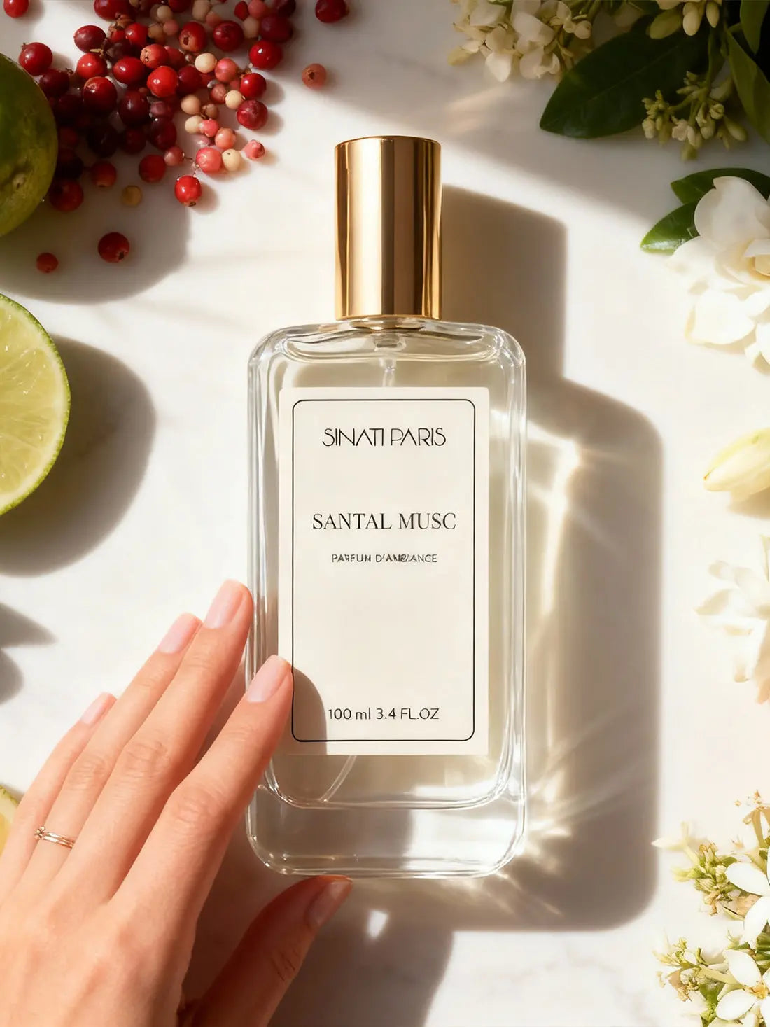 Parfum d’Ambiance Santal Musc | Luxe de Grasse | Sinati Paris